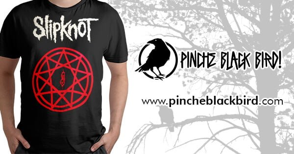 Playera Slipknot - Pinche Black Bird